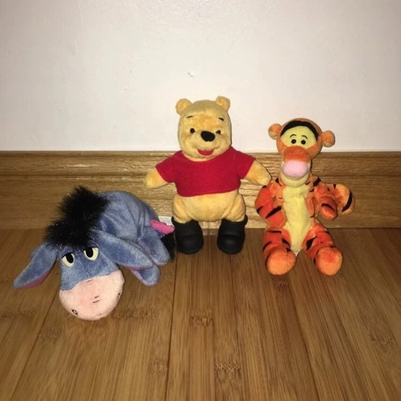 Disney | Toys | Disney Vintage Mattel Winnie The Pooh Friends Plush Lot ...